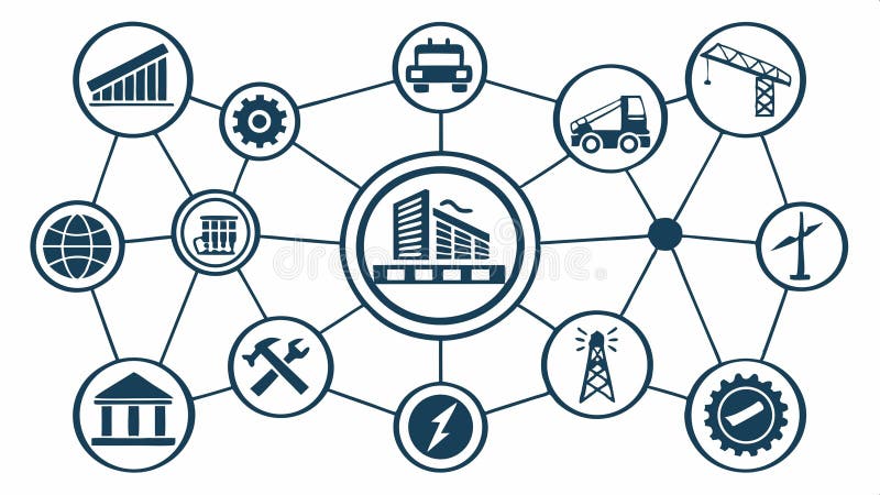 Connected Transport Systems Stock Illustrations – 577 Connected ...