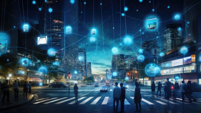A Smart City, Where Intelligent Communication Networks Interconnect ...