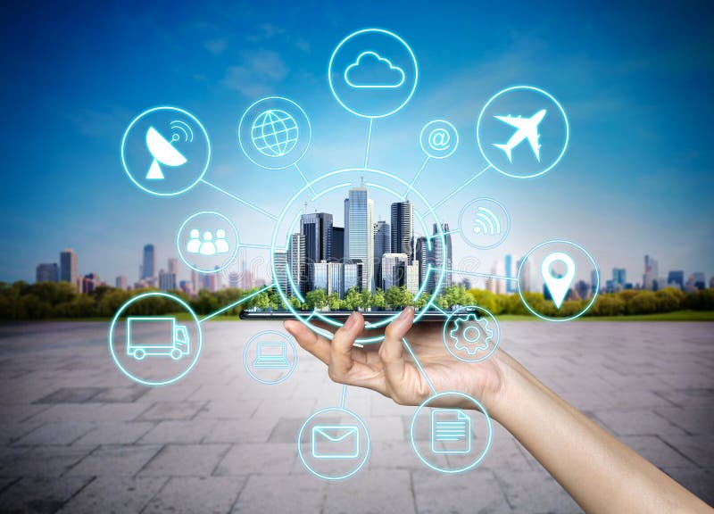 Smart City and Wireless Communication Network, IoTInternet of Things ...