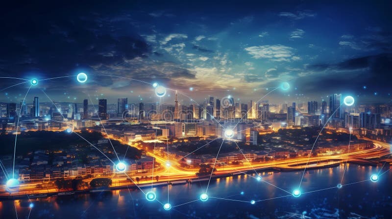 Smart City with Wireless Communication Network Over the River and ...