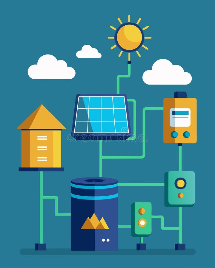 A Smart Connected Battery System that Stores Excess Solar Energy for ...