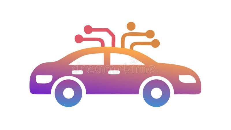 Smart Connected Car, Autonomous Driving and Future Mobility, Vector ...