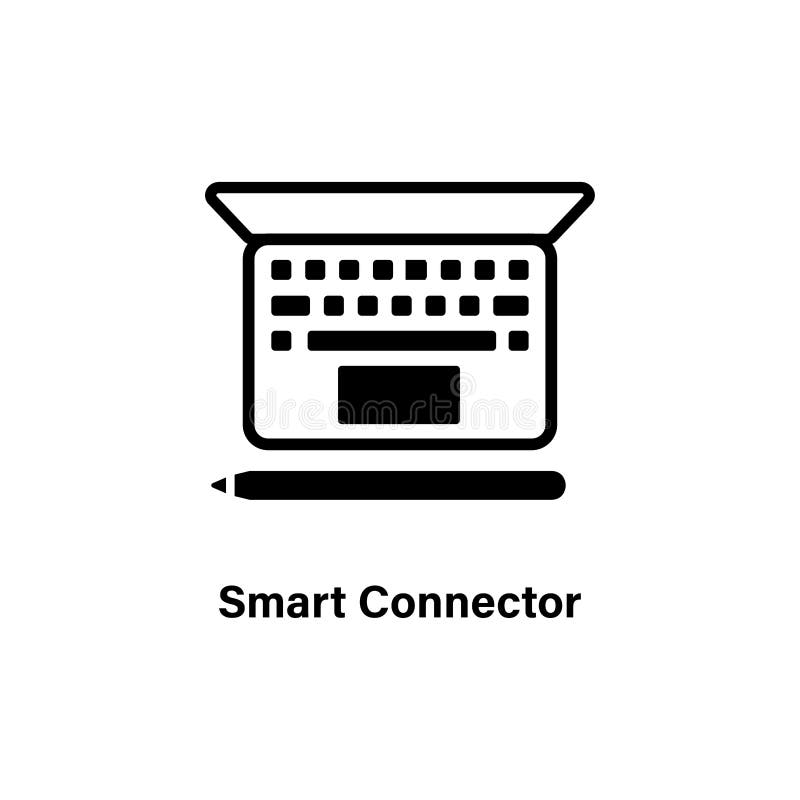 Smart Connector Icon Symbol Vector Stock Vector - Illustration of ...