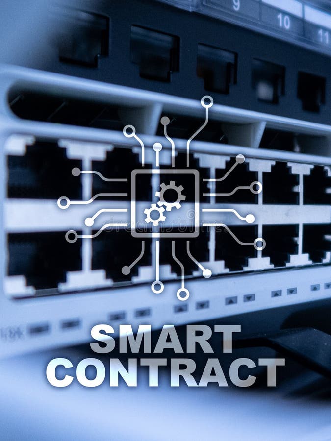 Smart Contract, Blockchain Technology In Modern Business Stock Image ... Smart Contract, Blockchain Technology In Modern Business Stock Image ...