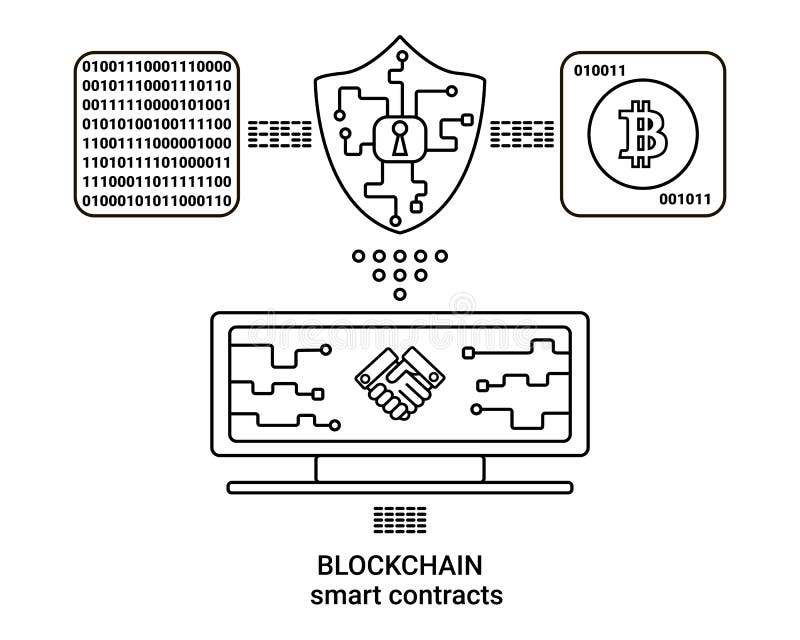 Block Validation in the Blockchain and Digital Ledger Stock Vector ...