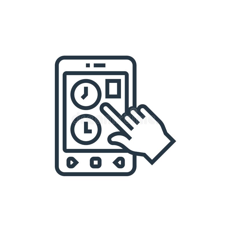 Smart Control Icon Vector from Industry Concept. Thin Line Illustration ...