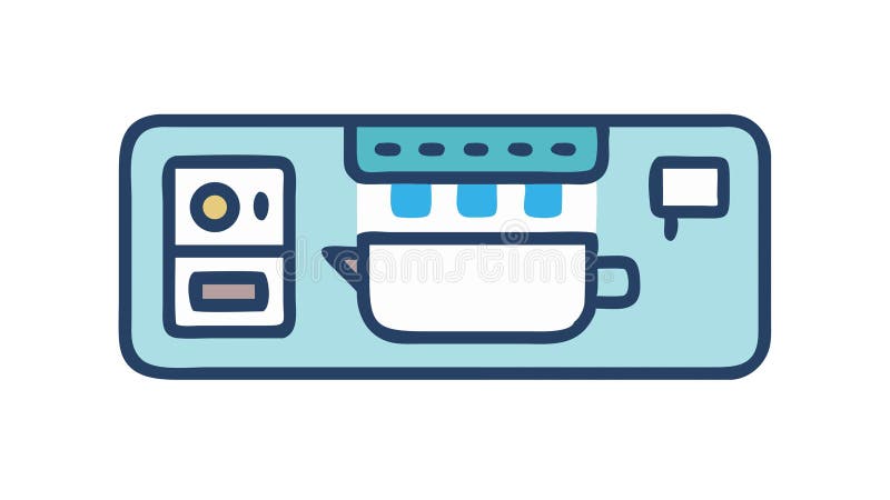 Smart Cooker Rice Cooker Icon for Kitchen Tech, Vector Design ...