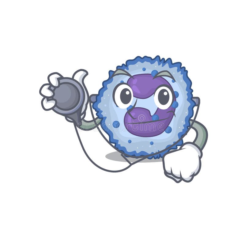 Smart Basophil Cell Cartoon Character Design Playing Juggling Stock ...