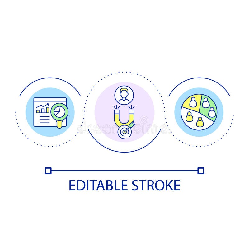 Smart Customer Engagement Loop Concept Icon Stock Vector - Illustration ...