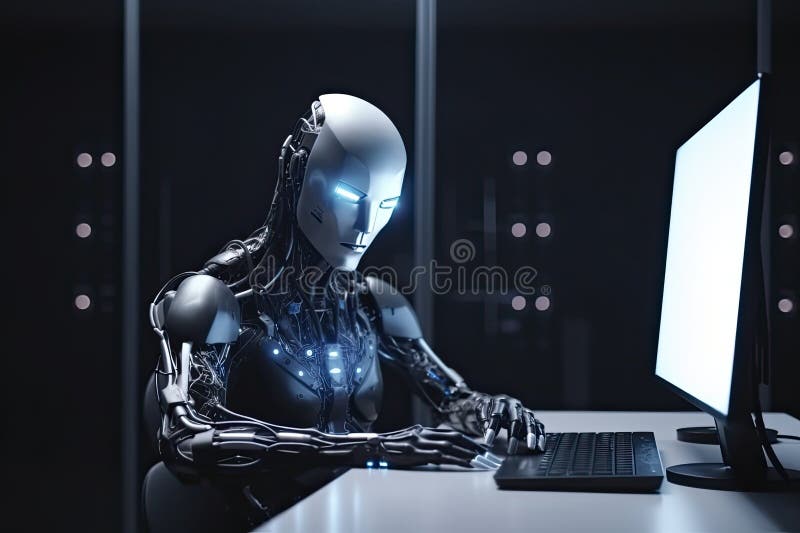 Smart Cyborg is Working in Secret Technological Base. Secret Manager of ...