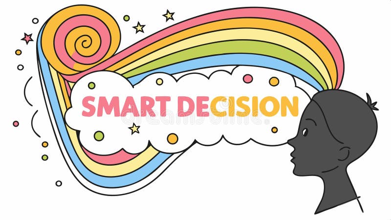 Smart Decision Speech Bubble, Thinking Process, and Idea Concept Vector ...