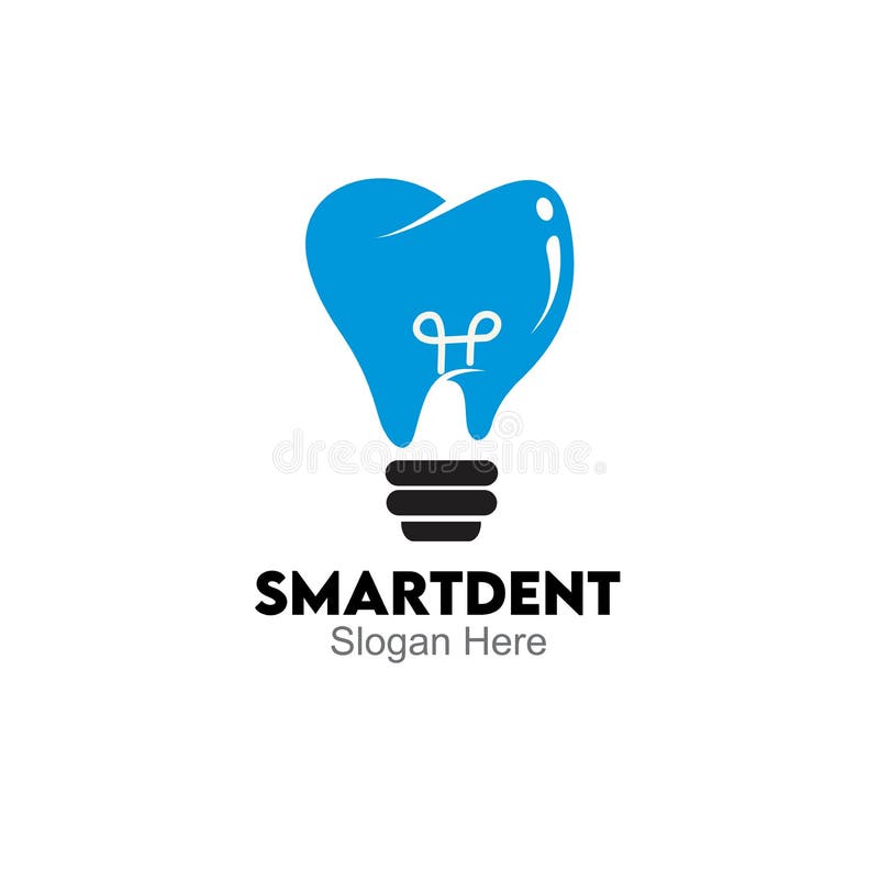 Smart Dent Logo Design Concept Stock Vector - Illustration of vector ...