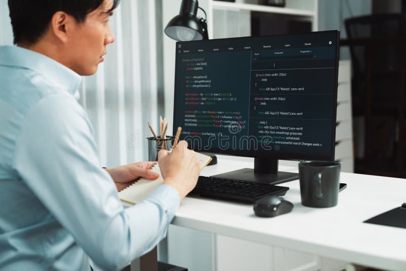 Program Analyzing Performance of Computer Chip Stock Photo - Image of ...