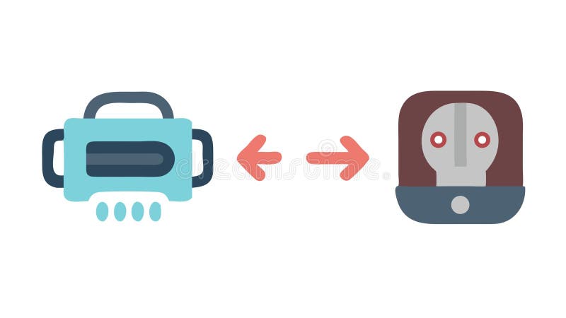 Smart Device Interaction Ai Control Intelligent Automation Vector Design Generative Ai Stock