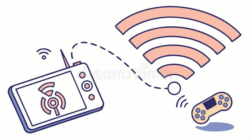 Smart Device Wifi Symbol, Wireless Technology and Connectivity Icon ...