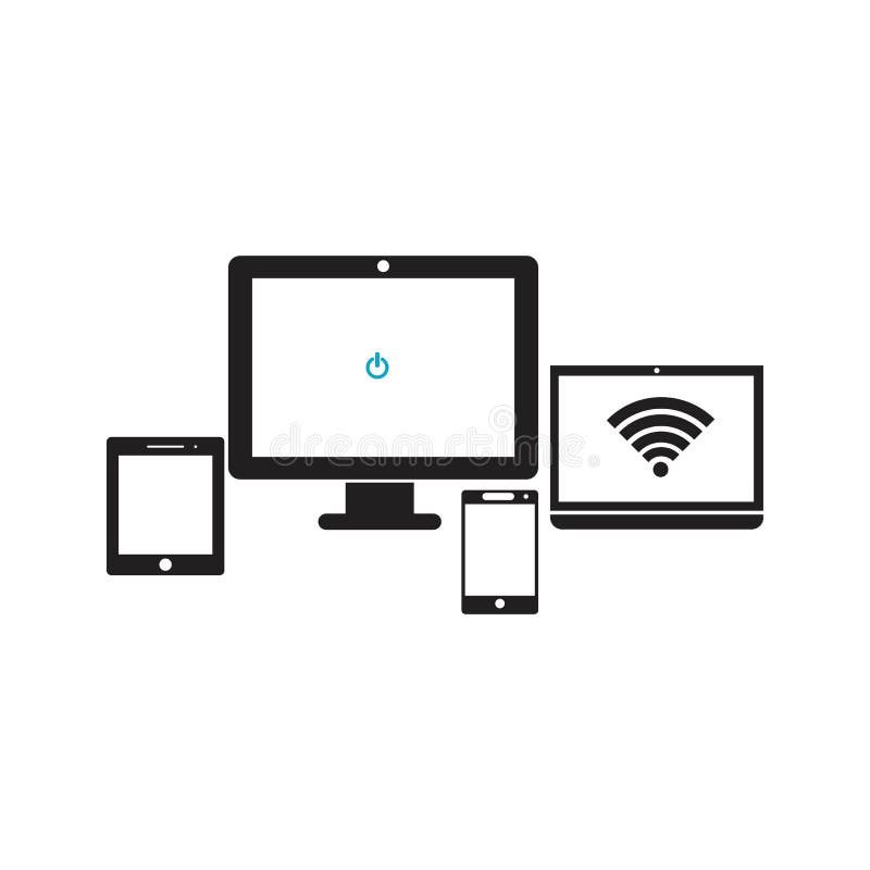 Smart Devices Icon Vector Illustration Design Template Stock Vector ...