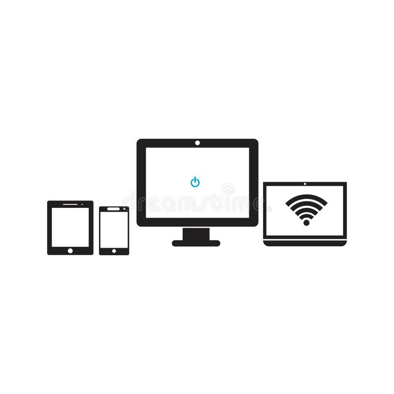 Smart Devices Icon Vector Illustration Design Template Stock Vector ...