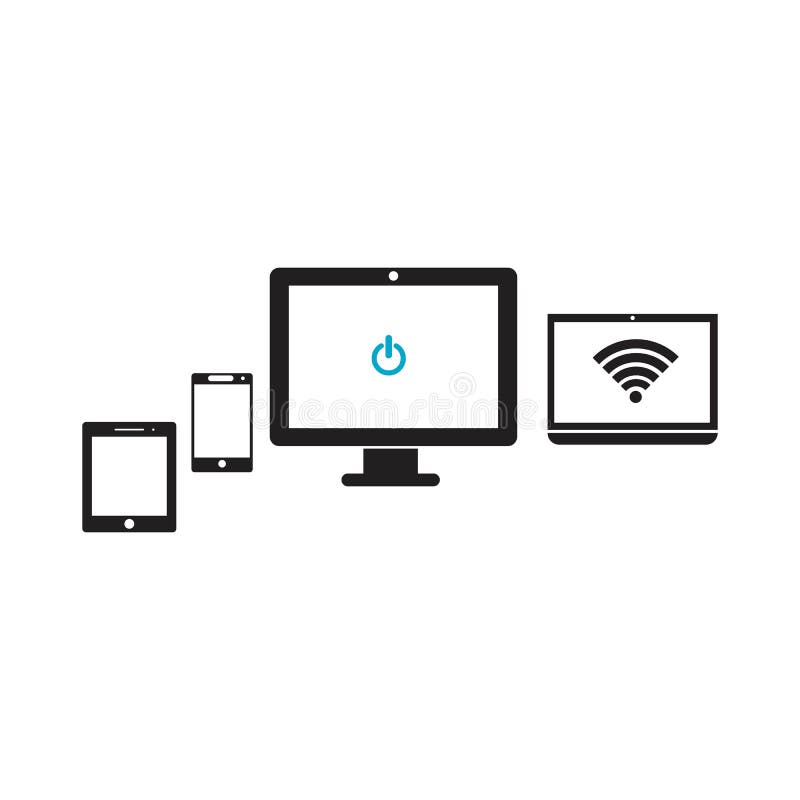 Smart Devices Icon Vector Illustration Design Template Stock Vector ...