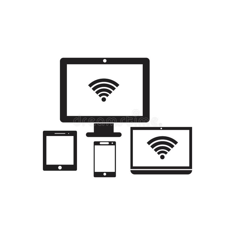 Smart Devices Icon Vector Illustration Design Template Stock Vector ...