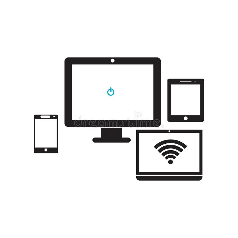 Smart Devices Icon Vector Illustration Design Template Stock Vector ...