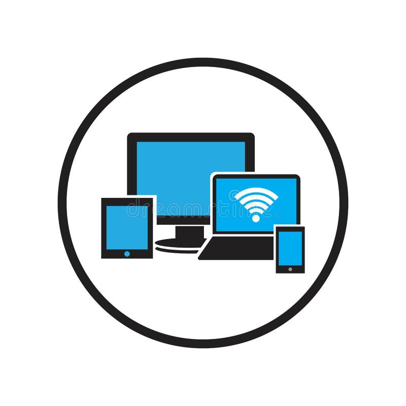 Smart Devices Icon Vector Illustration Design Template Stock Vector ...