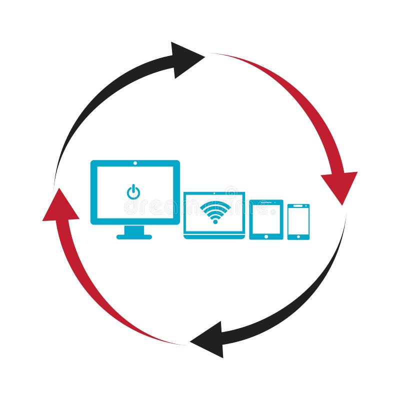 Smart Devices Icon Vector Illustration Design Template Stock Vector ...
