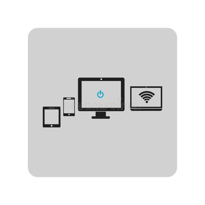 Smart Devices Icon Vector Illustration Design Template Stock Vector ...