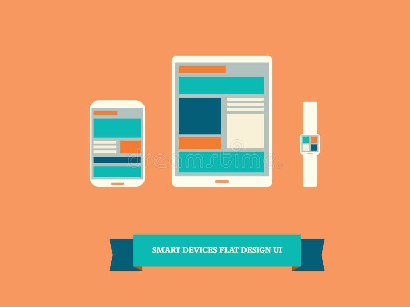 Smart devices stock vector. Illustration of design, band - 37168890