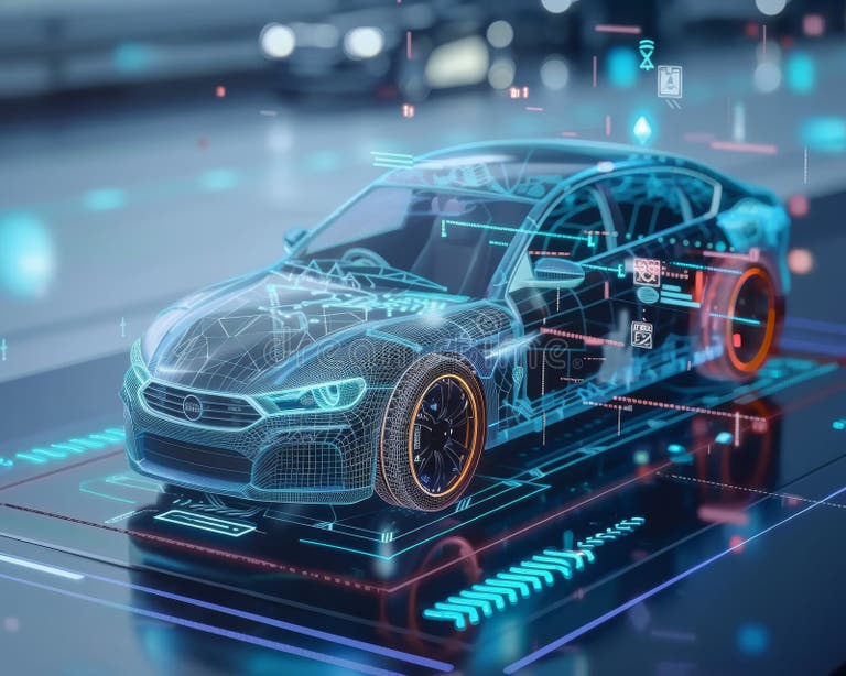 Smart Diagnostic Systems Using AI Technology Stock Illustration ...