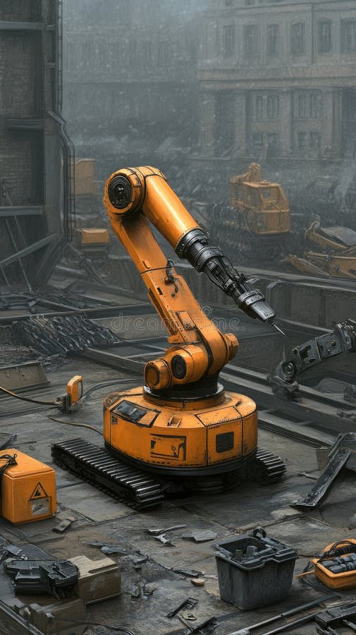 In a Smart Digital Factory, a Robotic Arm Skillfully Crafts Advanced ...