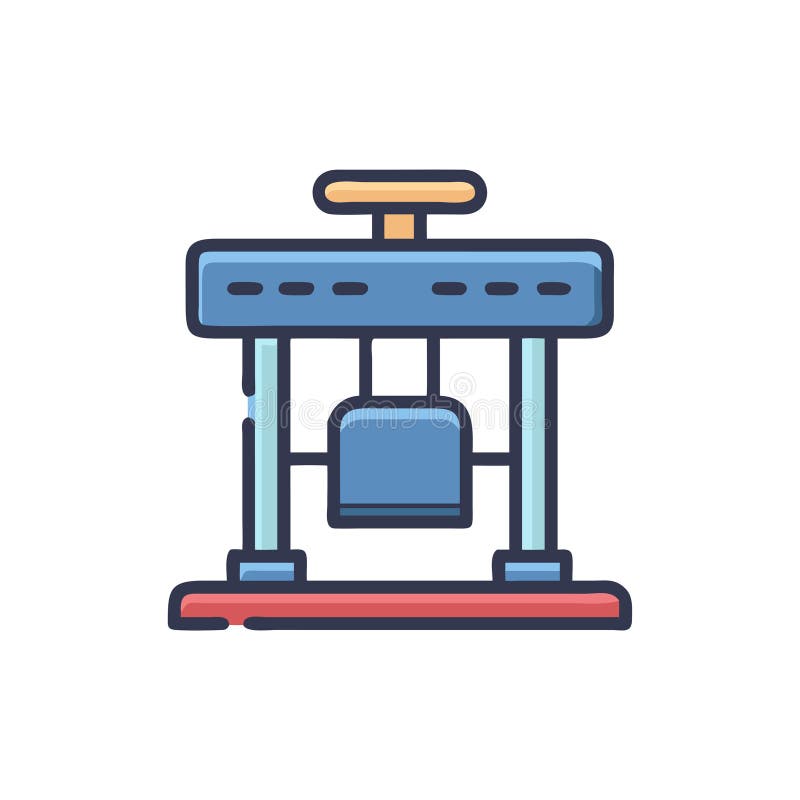 Smart Digital Weighted Olympic Lifting Icon Stock Illustration ...