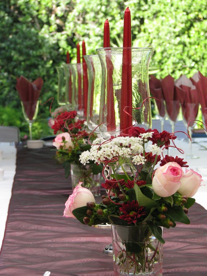 Smart Dinner Table Setting stock photo. Image of plant - 4571674