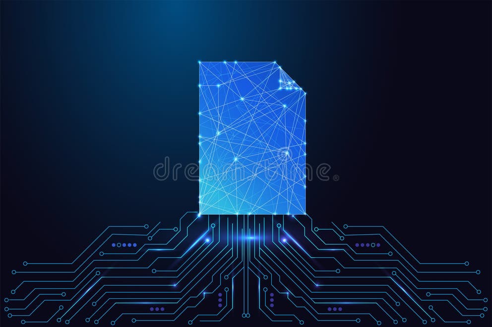 Smart Document, Digital File Management System with File Icon and ...