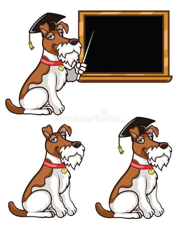 Smart Dog stock illustration. Illustration of game, mascot - 42142238