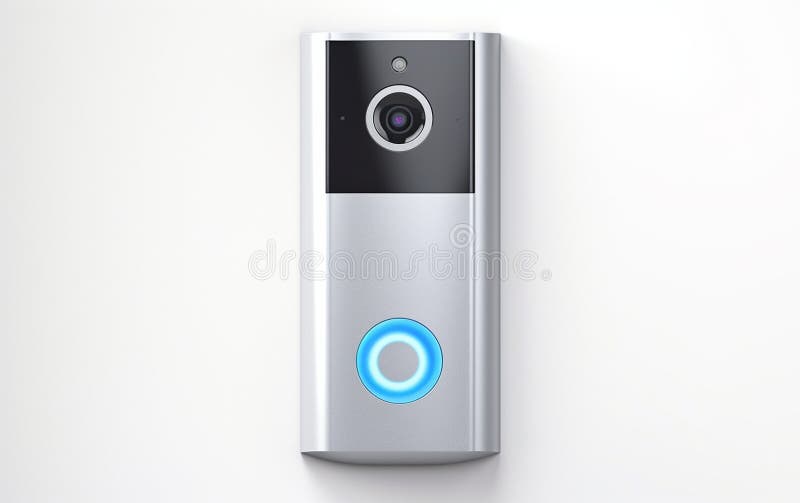 Smart Doorbell Technology stock photo. Image of home - 344151690