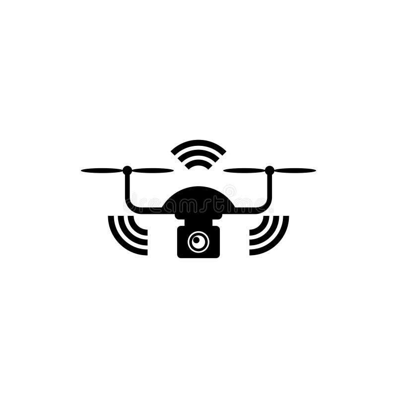 Smart Drone Concept Line Icon. Simple Element Illustration. Smart Drone ...