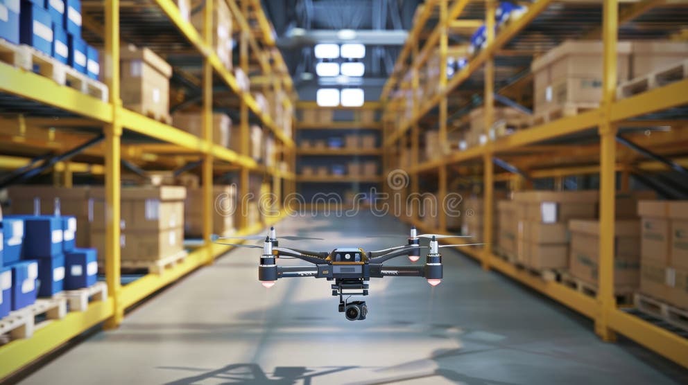 Smart Drone Navigating Warehouse Aisle for Real-Time Inventory ...