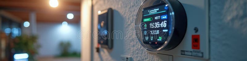 Smart Electric Meter Displaying Real-time Energy Usage with Connected ...