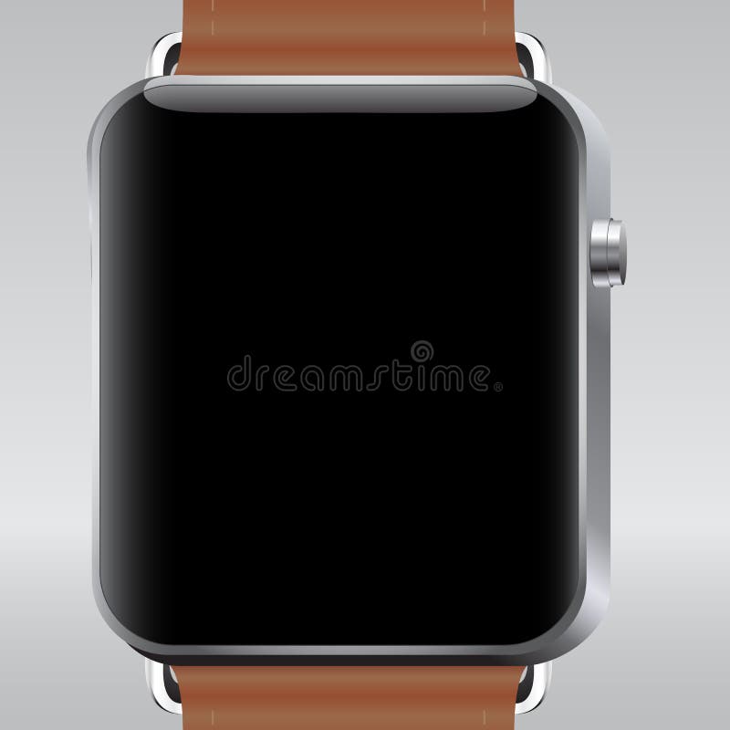 Smart Electronic Intelligence Watch.Vector Illustration Stock ...