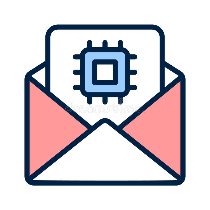 Smart Email, Email Generator, Ai Mail Vector Design Stock Illustration ...