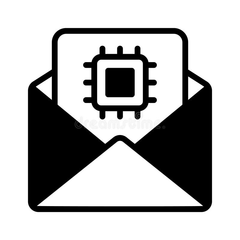 Smart Email, Email Generator, Ai Mail Vector Design Stock Illustration ...