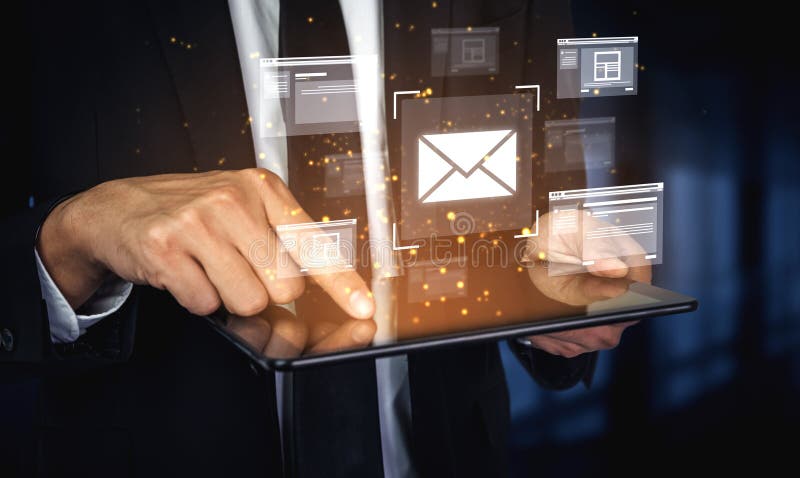 Smart Email System for Professional Productivity Vouch Stock Illustration - Illustration of ...