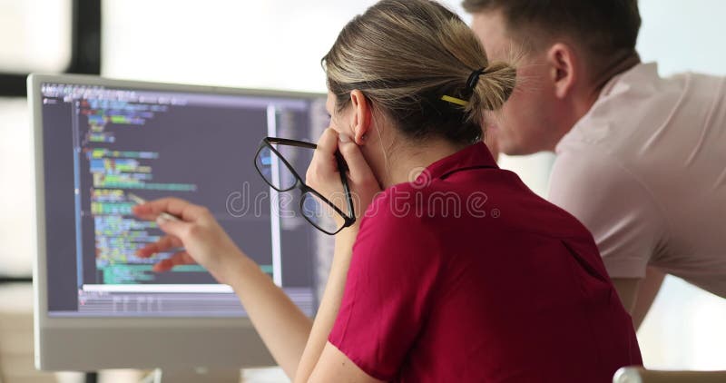 Smart it Employees Studying Programming at Te University Stock Footage - Video of university ...