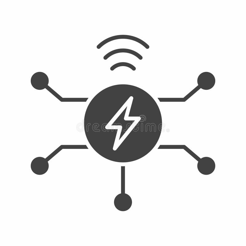 Smart Energy Icon Vector Image. Stock Illustration - Illustration of ...