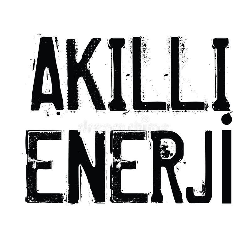 Smart Energy Stamp on White Stock Vector - Illustration of power ...