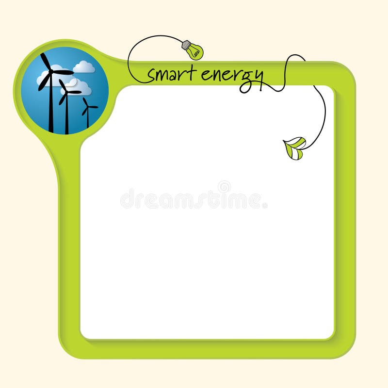 Smart energy symbol stock illustration. Illustration of natural - 84685519