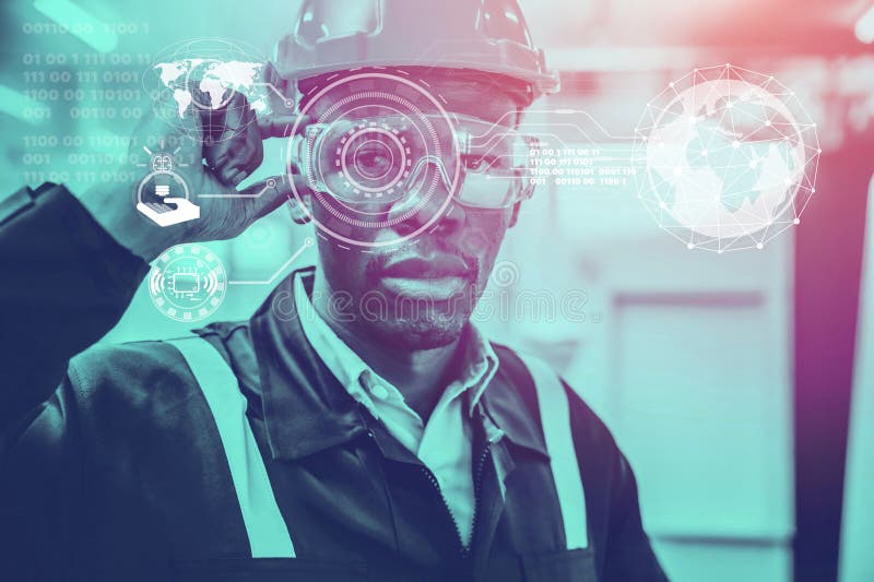 Engineer Human Worker with Robotic Artificial Intelligence with AI ...