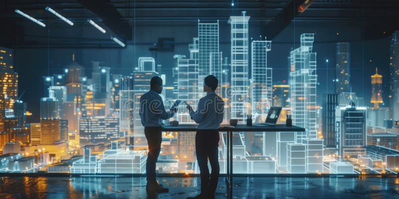 Smart Engineer Team Working Together To Planning Building Construction ...