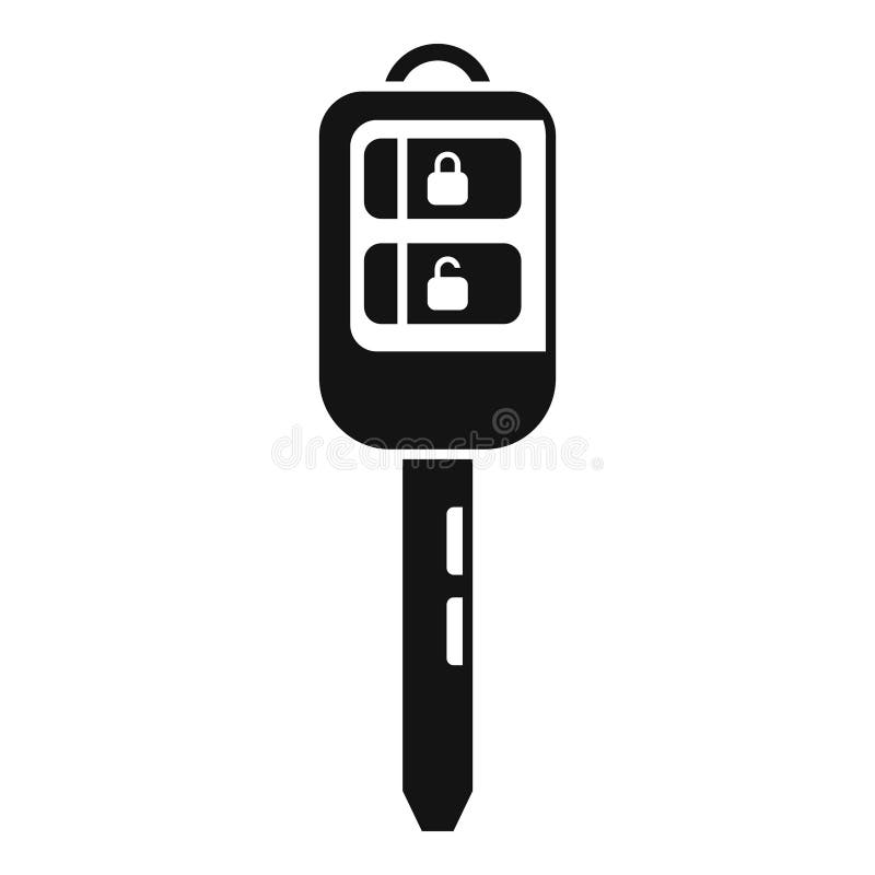 Smart Entrance Key Icon Simple Vector. Wireless Boot Stock Vector ...