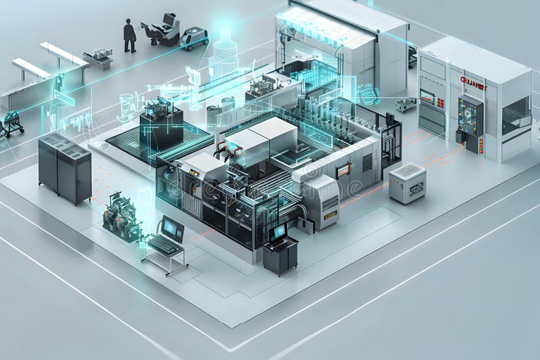 Smart Factory Automation, Advanced Robotics and Digital Twin Technology ...